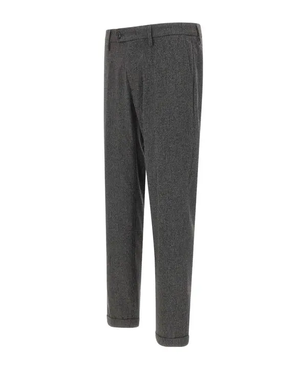 RE-HASH Mucia 10 Patterned Trousers - Grey