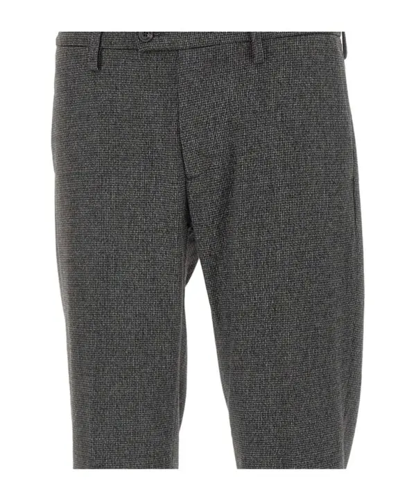 RE-HASH Mucia 10 Patterned Trousers - Grey