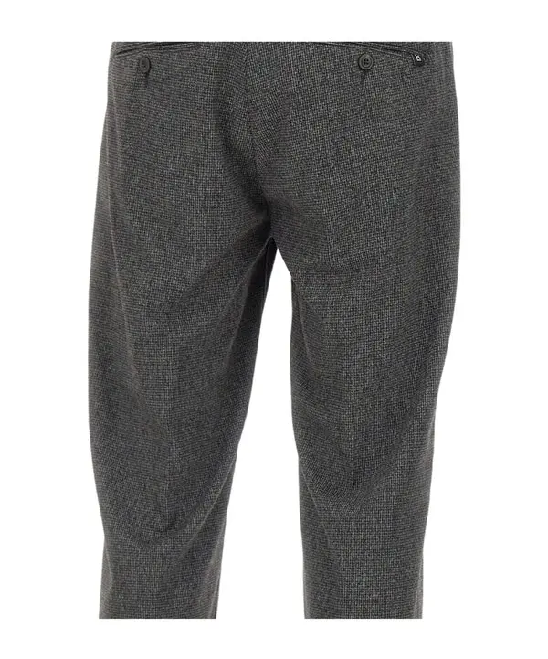 RE-HASH Mucia 10 Patterned Trousers - Grey