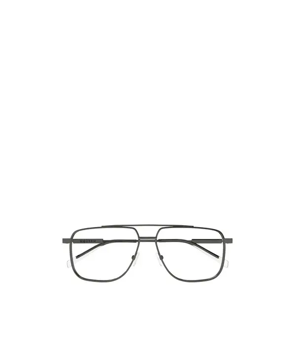 Alexander McQueen Square Frame Glasses - Grey