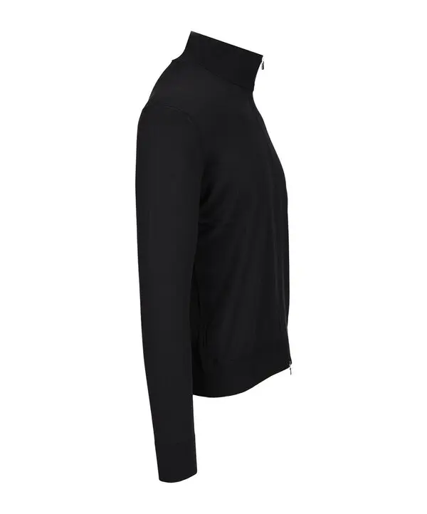 Tagliatore Zippered Knit Cardigan