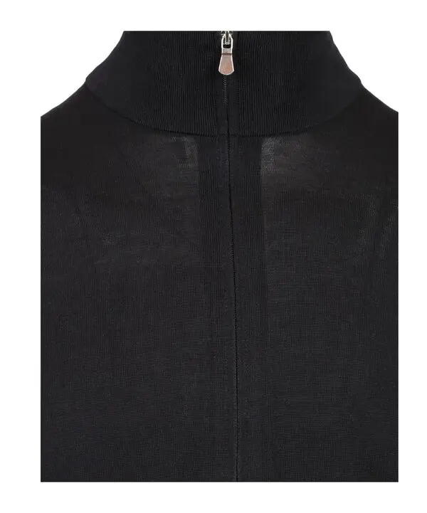 Tagliatore Zippered Knit Cardigan