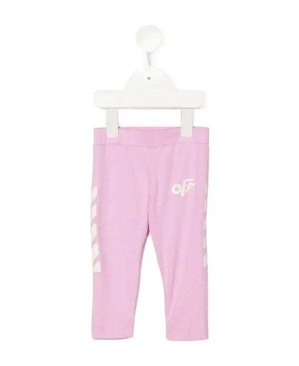 Off-White Logo-print Straight-leg Leggings