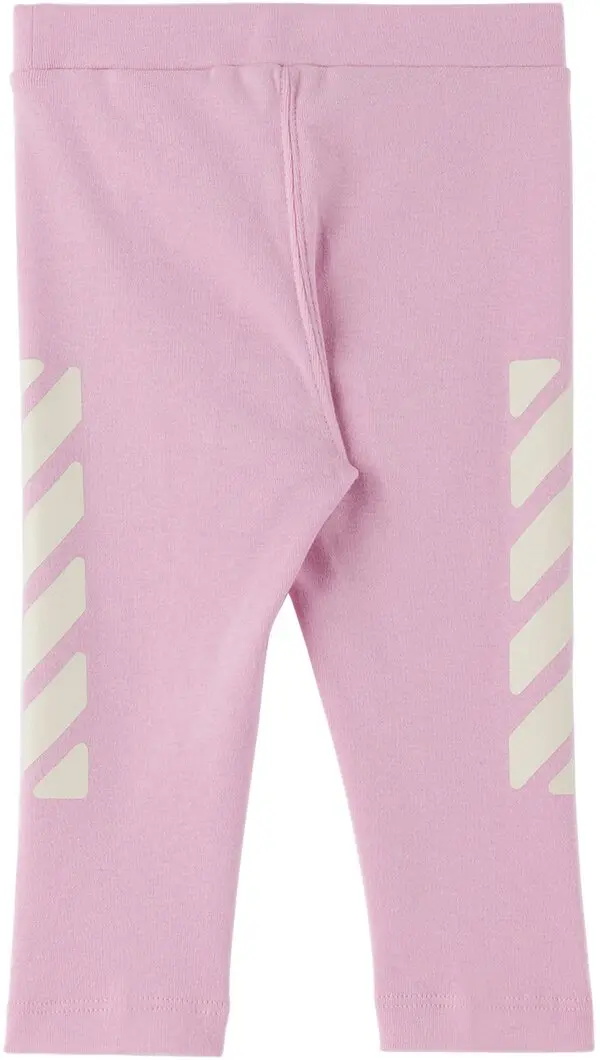 Off-White Logo-print Straight-leg Leggings