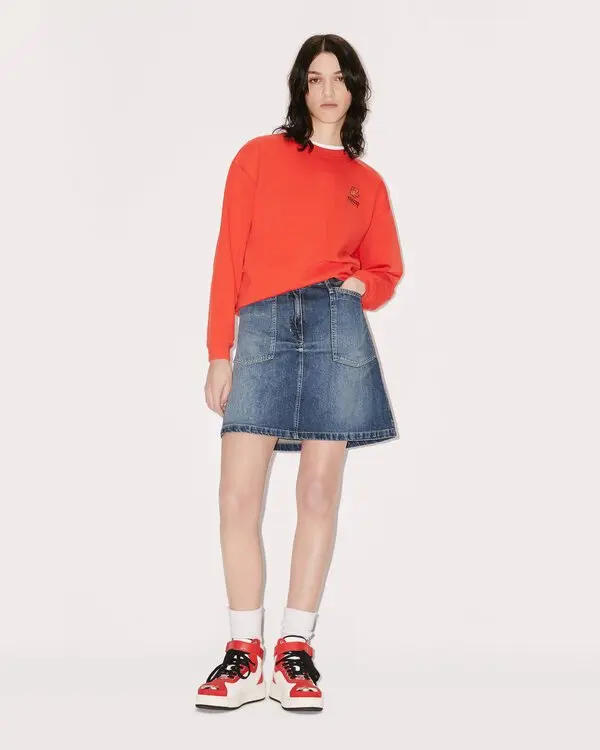 Kenzo Boke Flower Crest Sweatshirt - Red