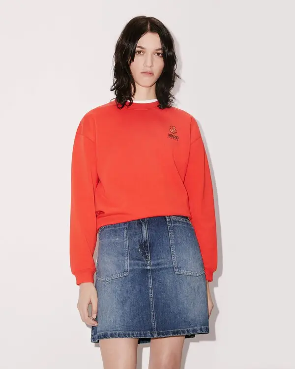 Kenzo Boke Flower Crest Sweatshirt - Red