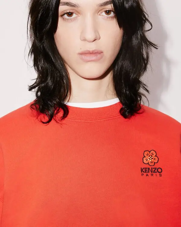 Kenzo Boke Flower Crest Sweatshirt - Red