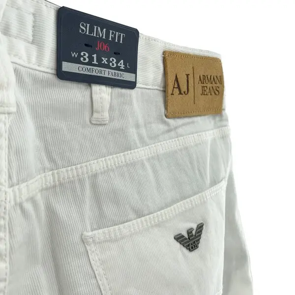 Emporio Armani Logo Straight Leg Jeans