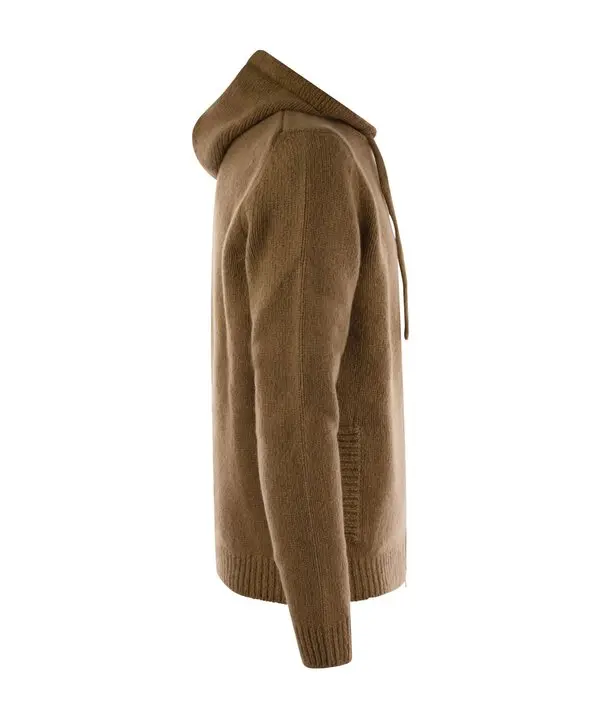 Fedeli Hooded Zip-up Cardigan
