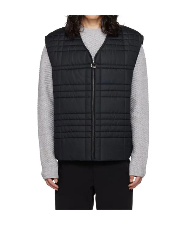 WOOYOUNGMI Quilted Zipper Vest