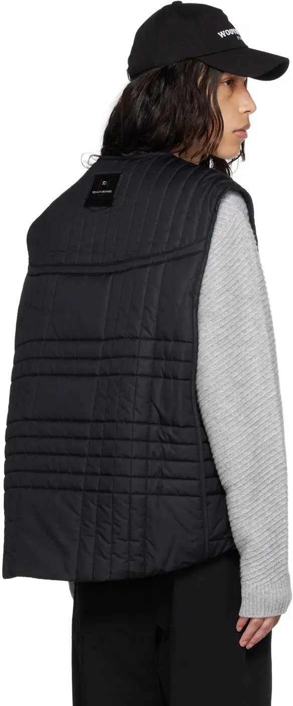 WOOYOUNGMI Quilted Zipper Vest