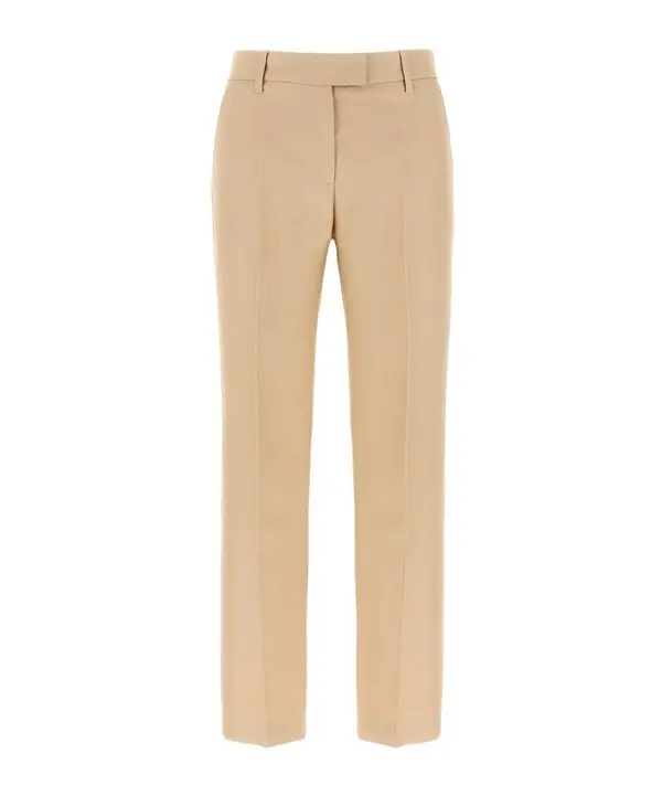 Alberto Biani Pleated Chinos Pants - Beige