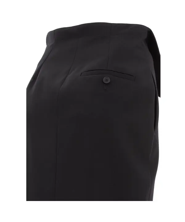 Alexander McQueen Zip Detail Midi Skirt