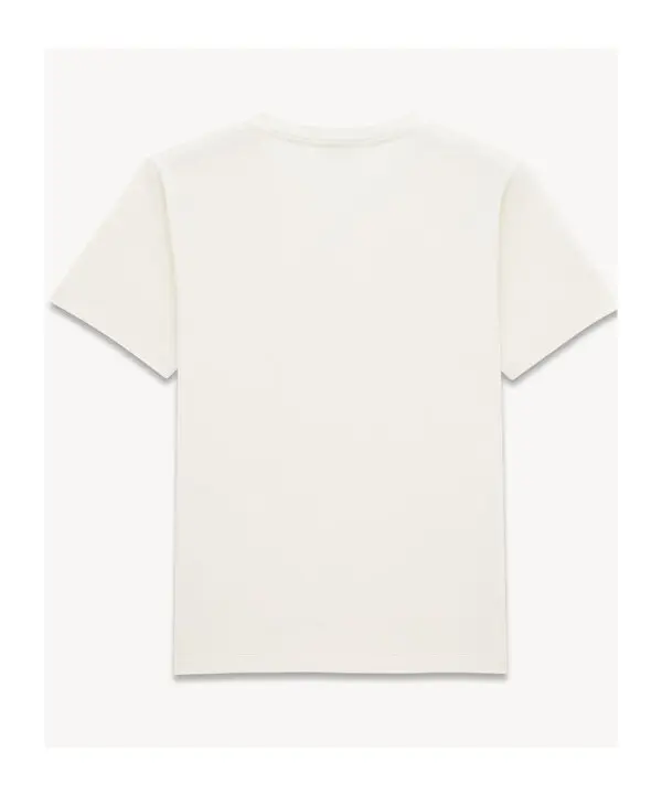 Saint Laurent Logo Patch Crewneck T-shirt - Blanc
