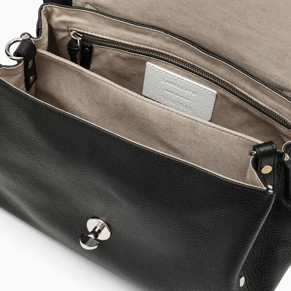 ZANELLATO Small Postina Daily Top Handle Bag - Black