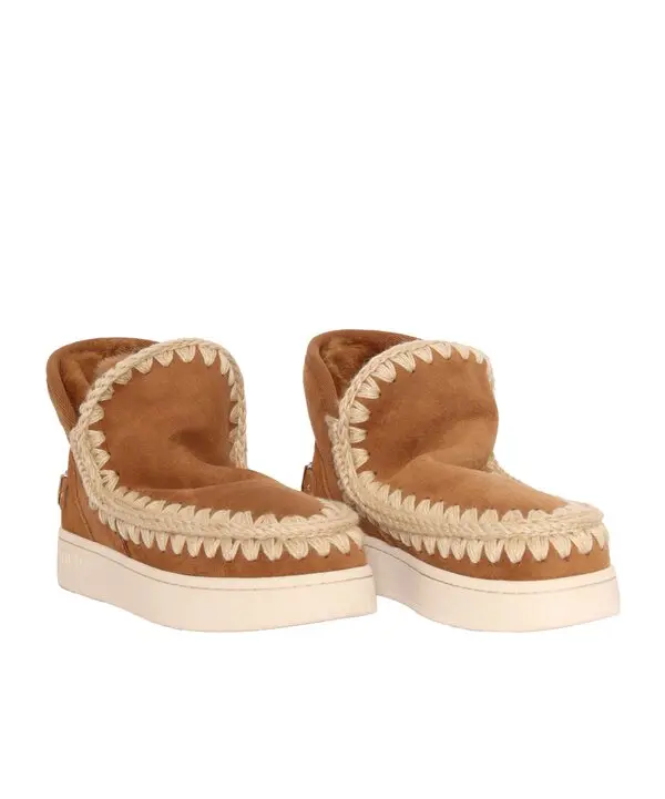 Mou Eskimo Ankle Boots - Brown