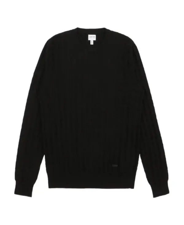 Emporio Armani Knitted Pullover - Black