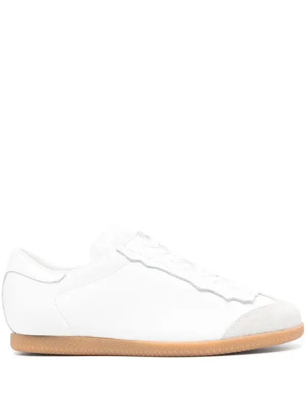 MAISON MARGIELA Panelled Lace-up Sneakers - White