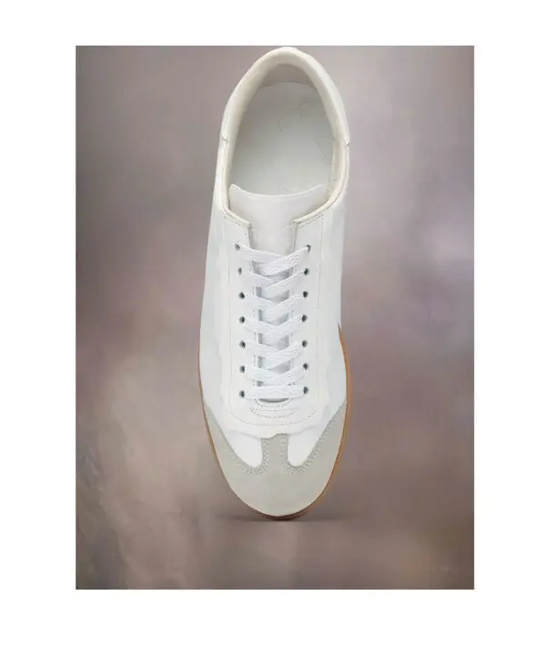 MAISON MARGIELA Panelled Lace-up Sneakers - White