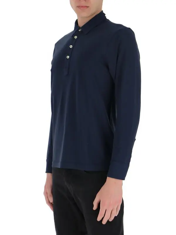 ORIGINAL VINTAGE Long-sleeved Polo Shirt