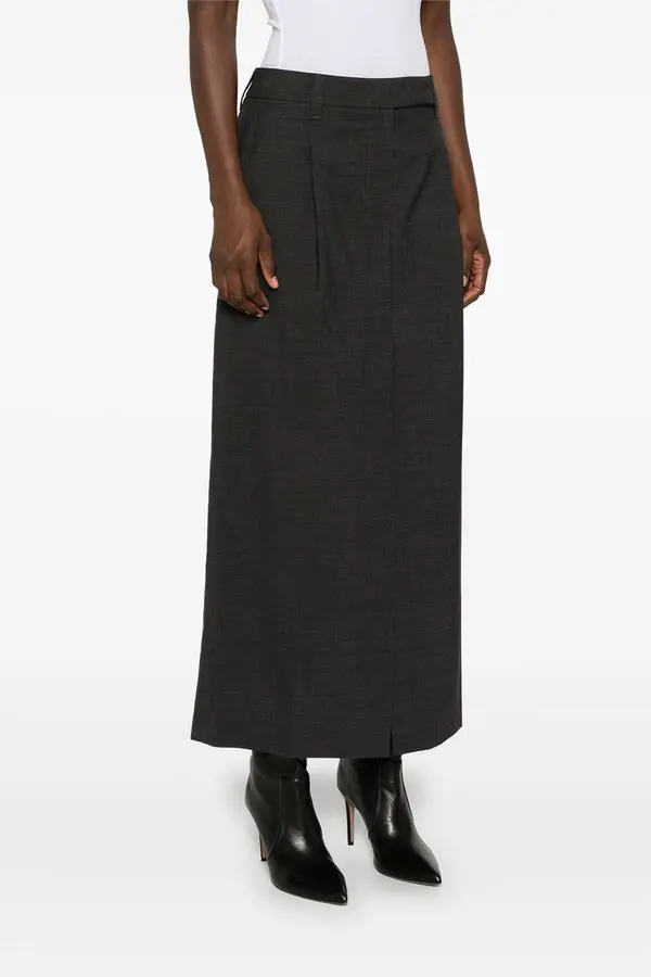 Brunello Cucinelli Dart Detailed Pencil Skirt