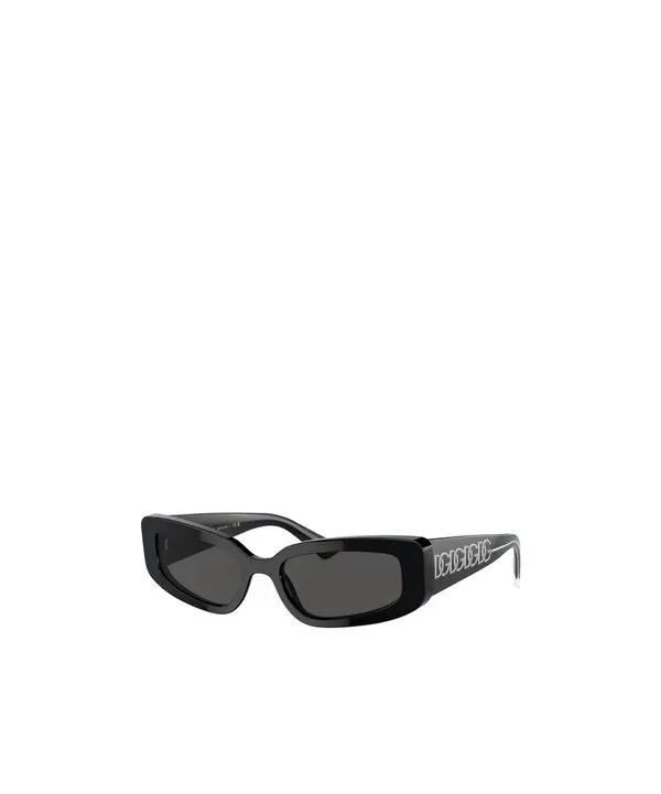 Dolce & Gabbana Rectangle Frame Sunglasses - Black