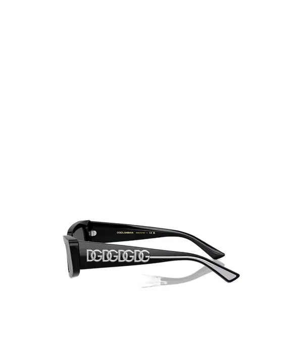 Dolce & Gabbana Rectangle Frame Sunglasses - Black