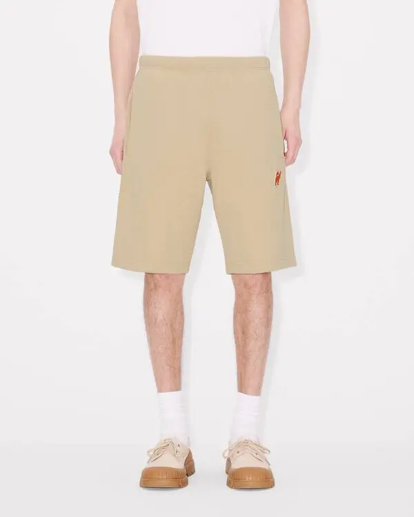 Kenzo Embroidered Cotton Shorts