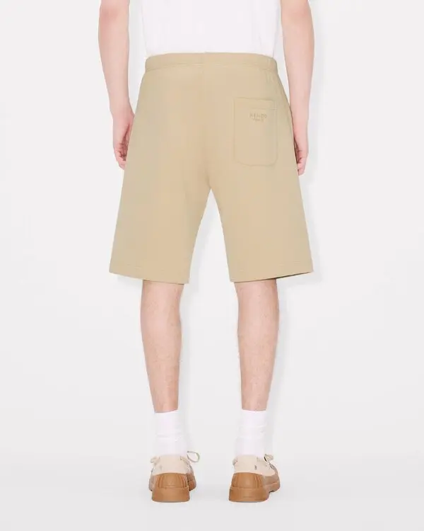 Kenzo Embroidered Cotton Shorts