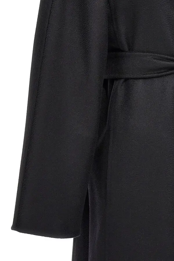 Max Mara Harold Belted Coat - Black