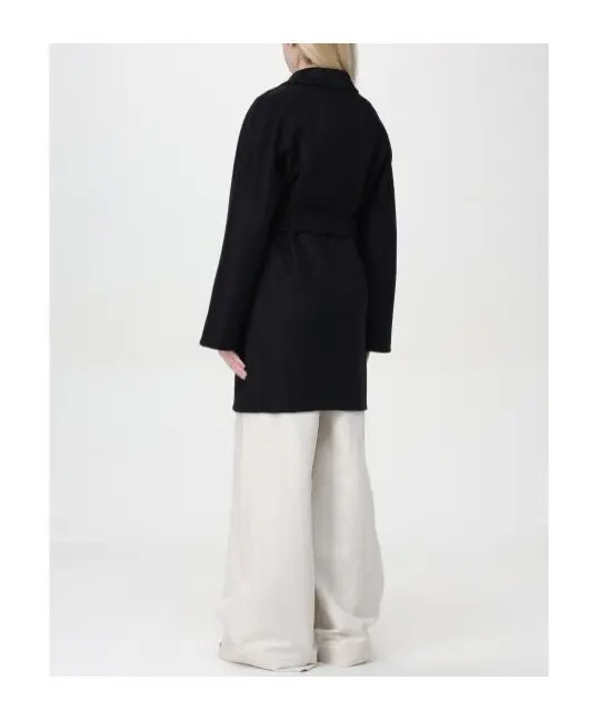 Max Mara Harold Belted Coat - Black