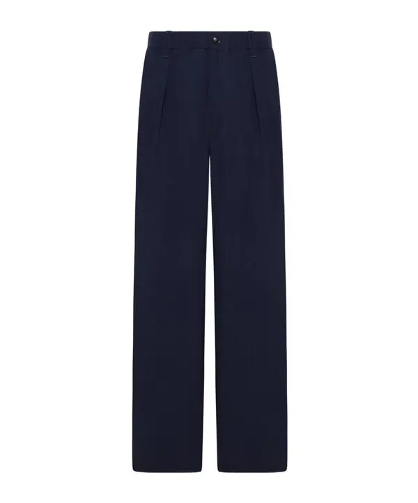 Giorgio Armani Pleated Trousers - Night Sky