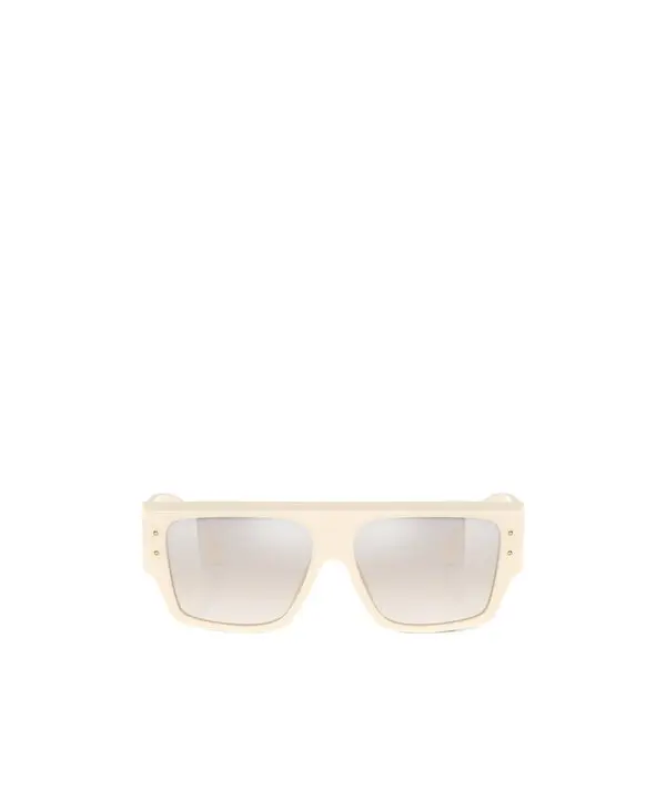 Dolce & Gabbana Dna Square Frame Sunglasses - Ivory