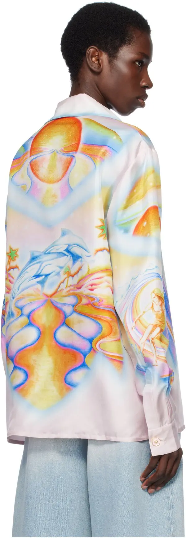 Casablanca Psychedelic Nirvana Long-sleeved Shirt - Multicolor