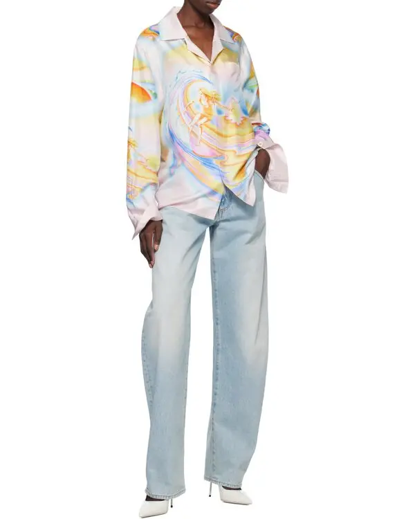 Casablanca Psychedelic Nirvana Long-sleeved Shirt - Multicolor