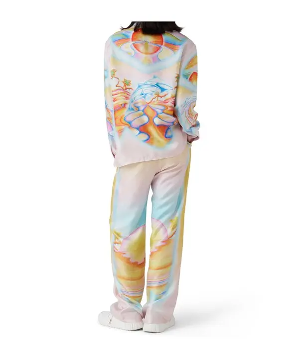 Casablanca Psychedelic Nirvana Long-sleeved Shirt - Multicolor