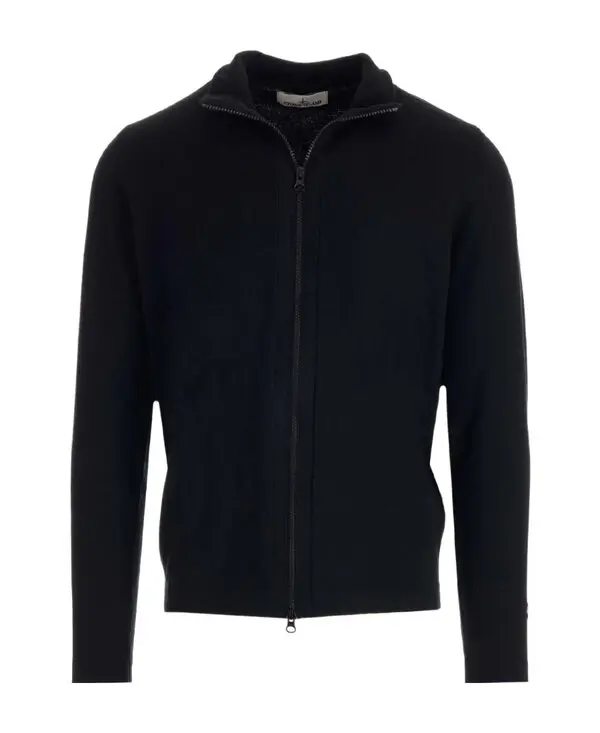 Stone Island Stellina Motif Cardigan - Black