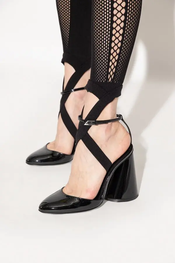 Attico Luz Pointed-toe Slingback Pumps