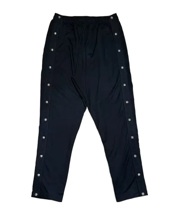 Chrome Hearts Elastic Waist Casual Pants With Button Detailing