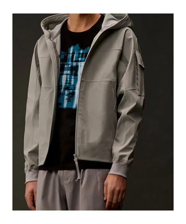 C.P. COMPANY Metroshell Zip Hooded Jacket - Grey