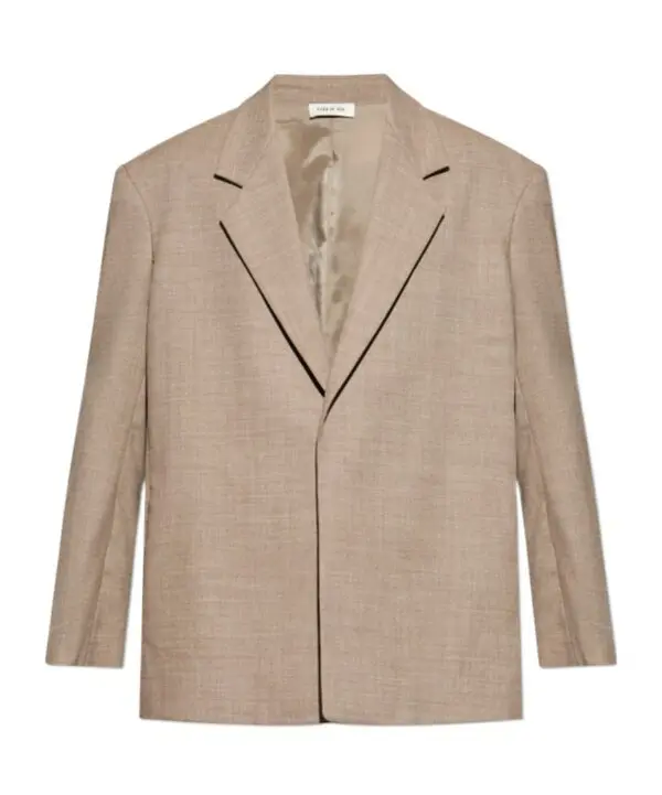 Fear Of God Single-breasted Tailored Blazer - Beige