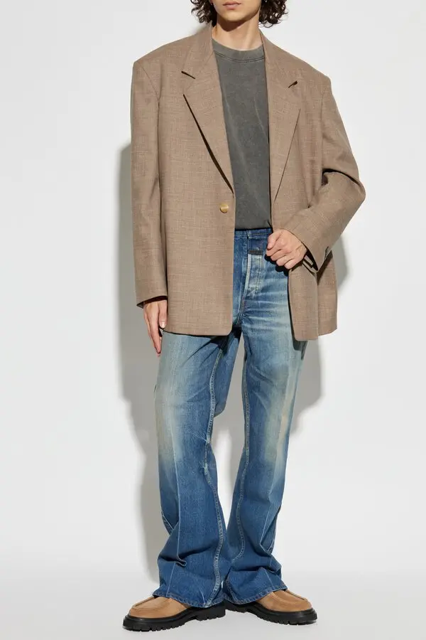 Fear Of God Single-breasted Tailored Blazer - Beige