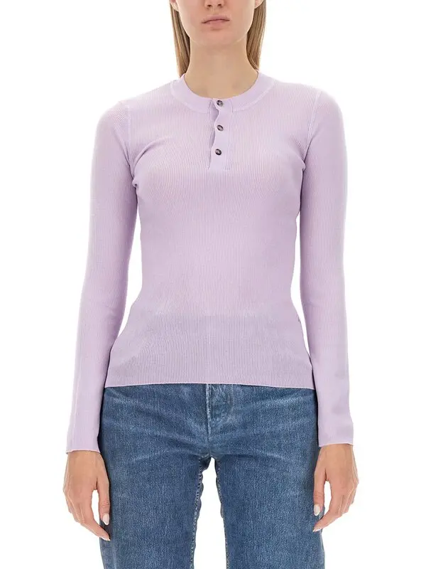 Bottega Veneta Button-up Wool Jumper