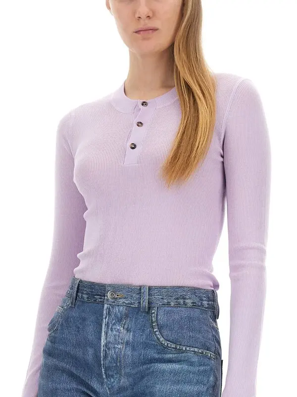 Bottega Veneta Button-up Wool Jumper