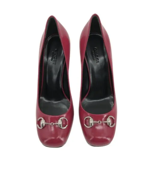 Gucci Horsebit High Heel Pumps - Red