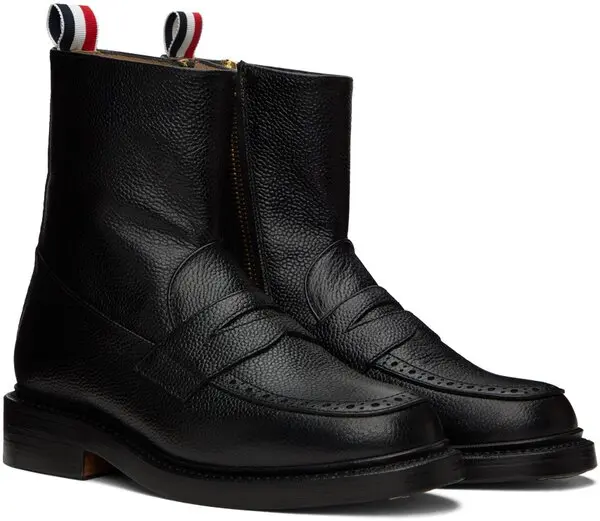 Thom Browne Leather Ankle Boots