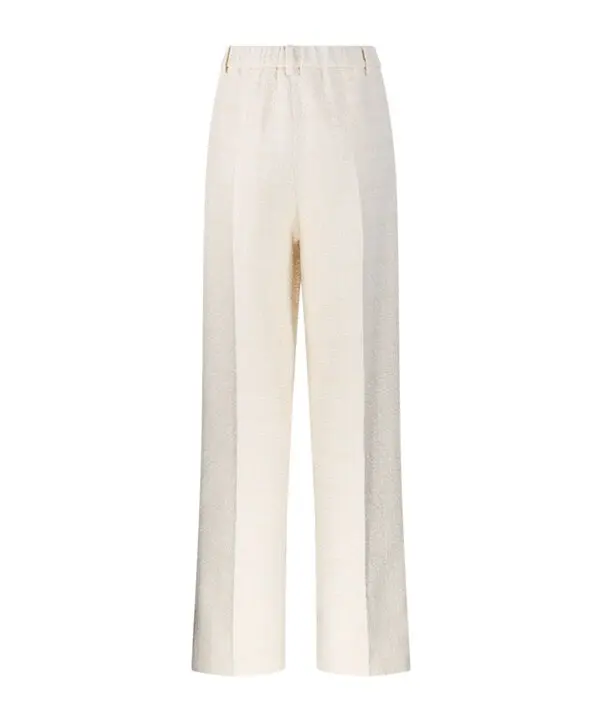 Gucci Straight-leg Pants With Gg Logo Buttons