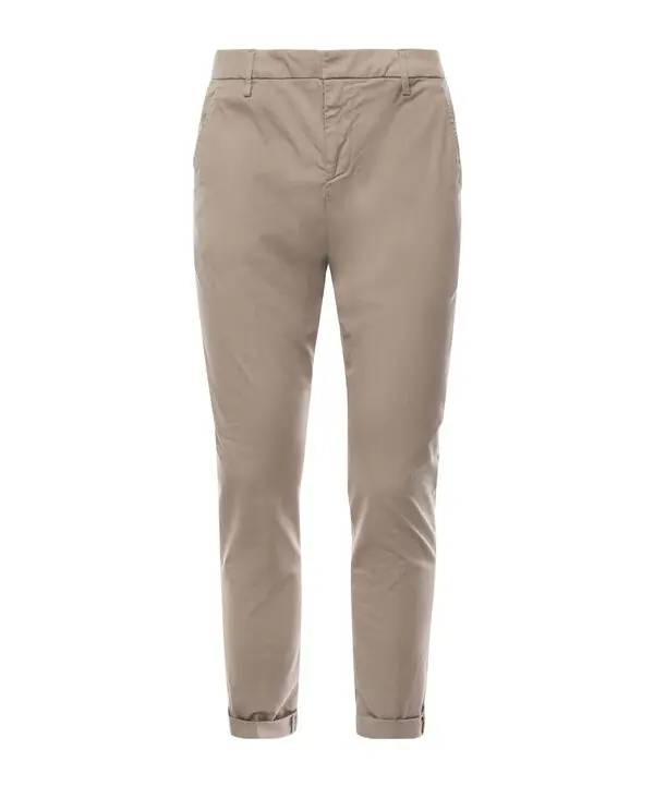 DONDUP Tapered-leg Slim Fit Pants - Nude