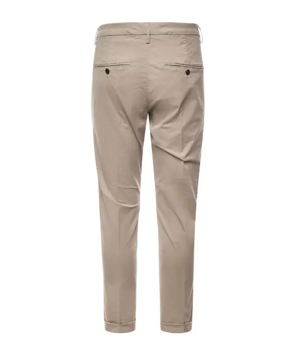 DONDUP Tapered-leg Slim Fit Pants - Nude