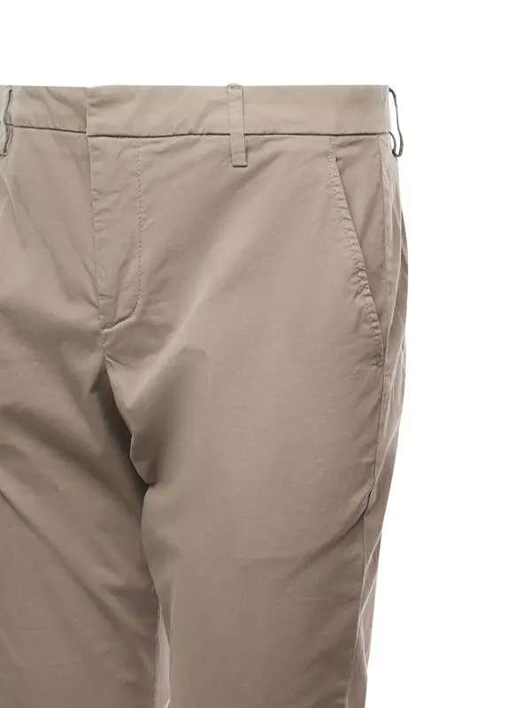 DONDUP Tapered-leg Slim Fit Pants - Nude